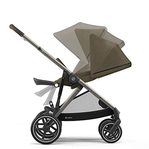 Gazelle S Stroller Modular Double Stroller for Infant and Toddler Includes Detachable Shopping Basket Over 20+ Configurations Folds Flat for Easy Storage