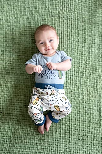 Mud Pie Baby Boys Little Caddy Crawler & Pant Set, 3-6M