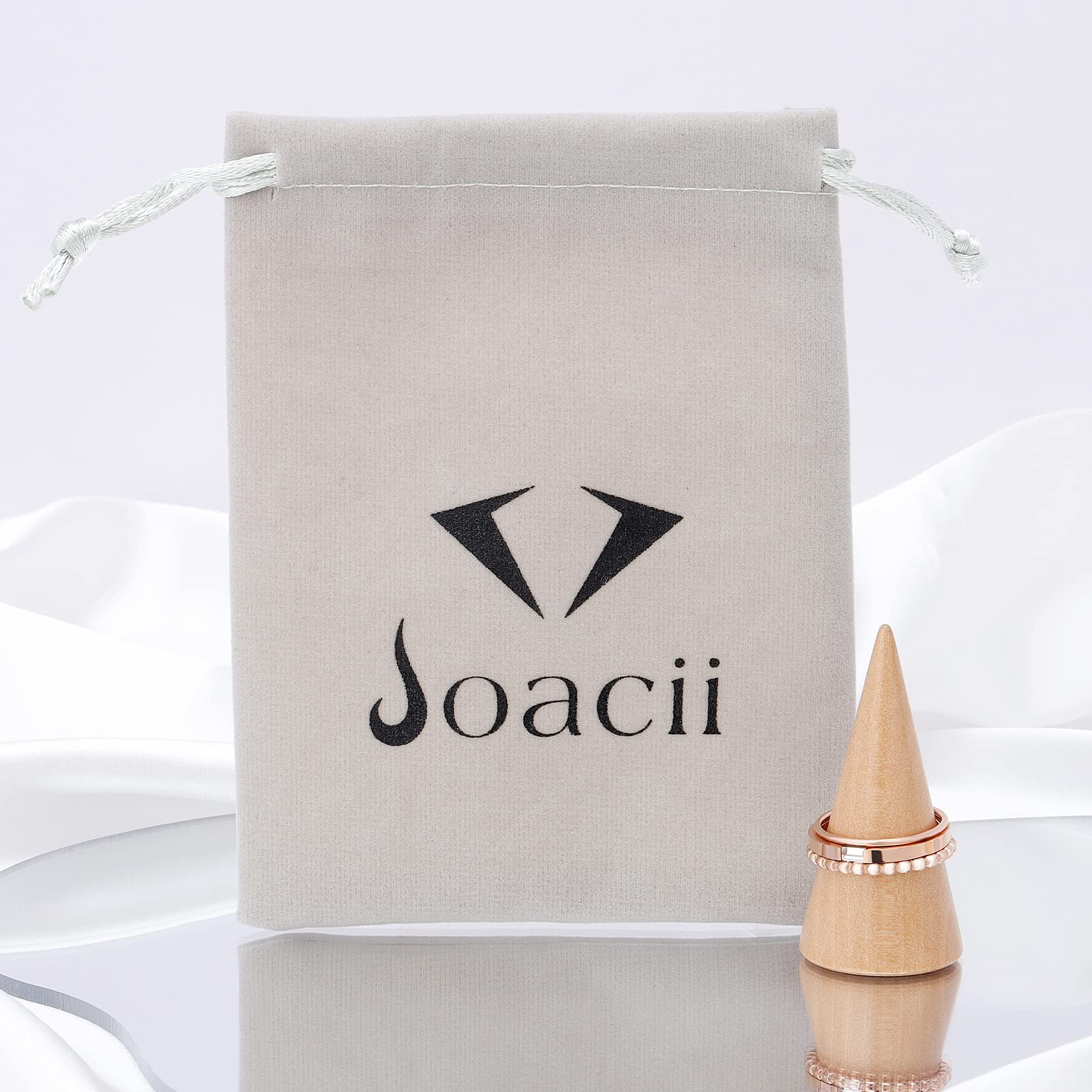 Joacii Gold Rings for Women 18K Gold Plated Stainless Steel Stackable Rings for Men Comfort Fit Size 6