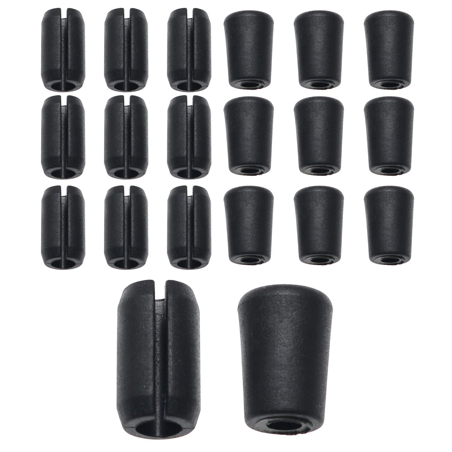 Maxmoral 10 Sets Black Kitchen Sink Rack Feet for Sink Bottom PVC Sink Protector with Bumpers Farmhouse Sink Replacement Feet for Sink Grid (10 Rack Feet and 10 Bumpers)