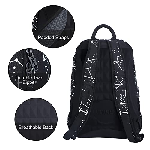 UNIKER Constellation School Backpack for Teen Girls,Space Backpack Boys,Schoolbag for Preteen,Bookbag for Middle School,16.5 Inch Laptop Backpack for 14 Inch Laptop