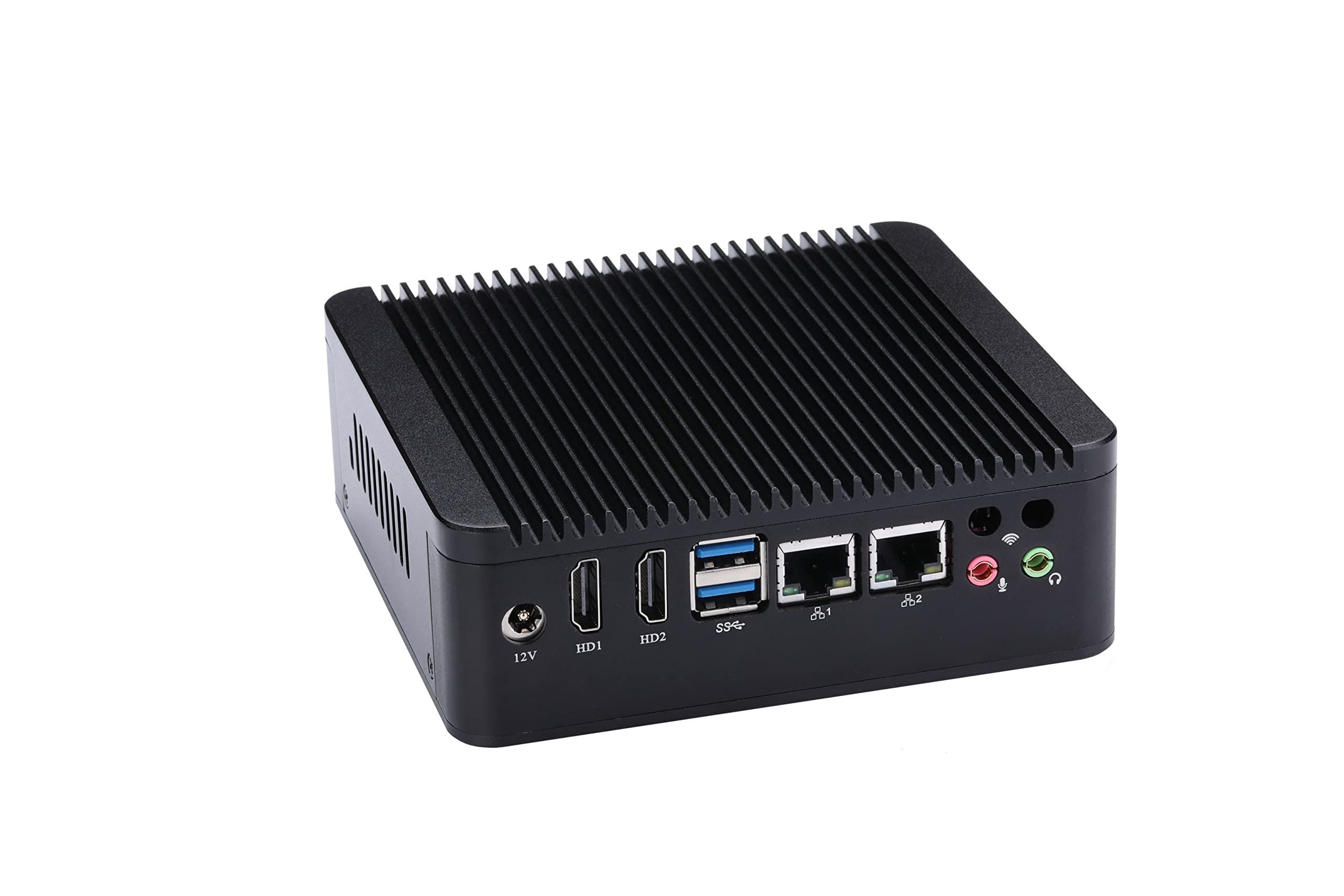Qotom Q555S Computer Barebone Core i5-7200U,2 LAN Desktop Router Mini PC