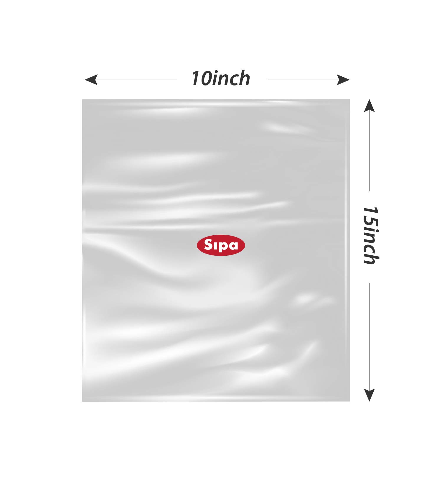 Sipa Multipurpose Oven Bags - 10" x 15" Baking Bags No Mess for smaller roasts or pieces of turkey Chicken Meat Ham Poultry Fish Seafood Vegetable (10)