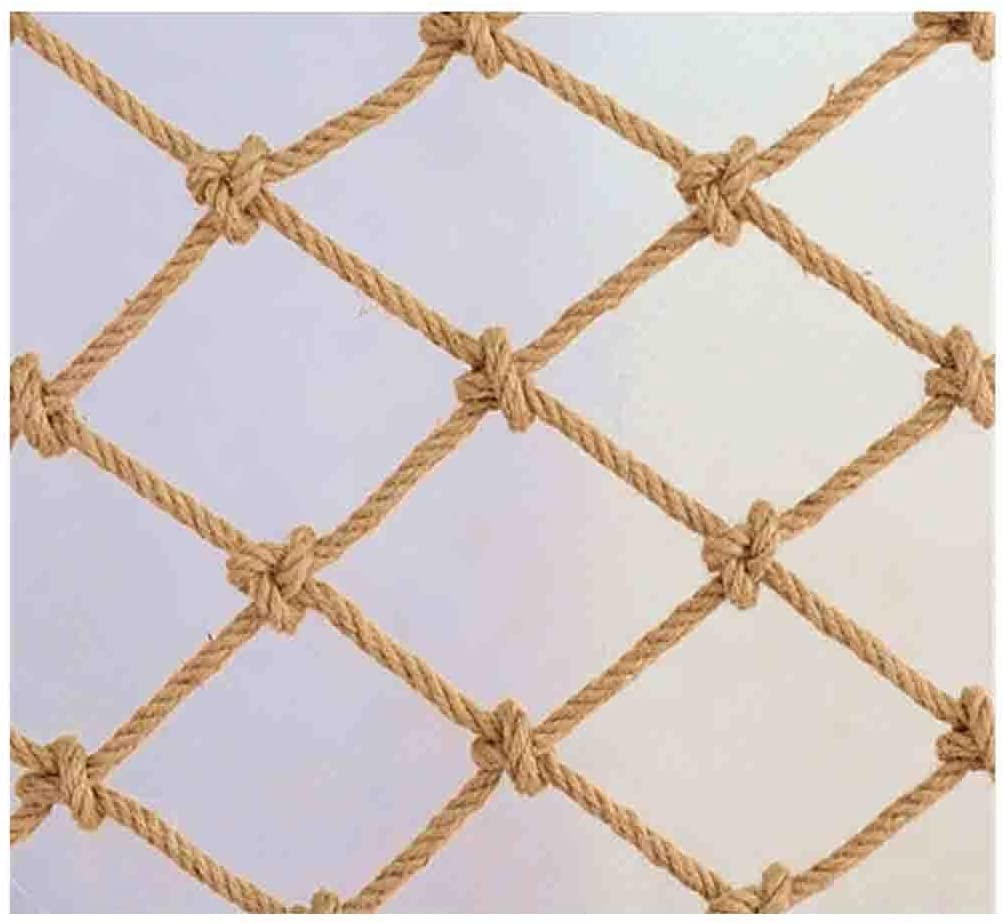 Multi-Purpose Child Pet Cat Safety Anti-Fall Net, Children Safety Anti-Fall Rope Net - Parrot Net Climbing Hemp Rope Netting Balcony Stairs Garden Protection Net Ceiling Hanging Br