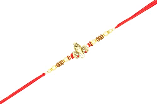 TrendBell Raksha Bandhan Ganpati Rakhi for Brother - PG11