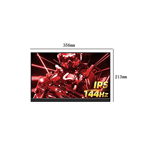 Portable Display, 1080P/144HZ High-end Gaming Screen, Notebook Mobile Screen Projection and External Portable Display, Free Leather Case (Color : HDMI)