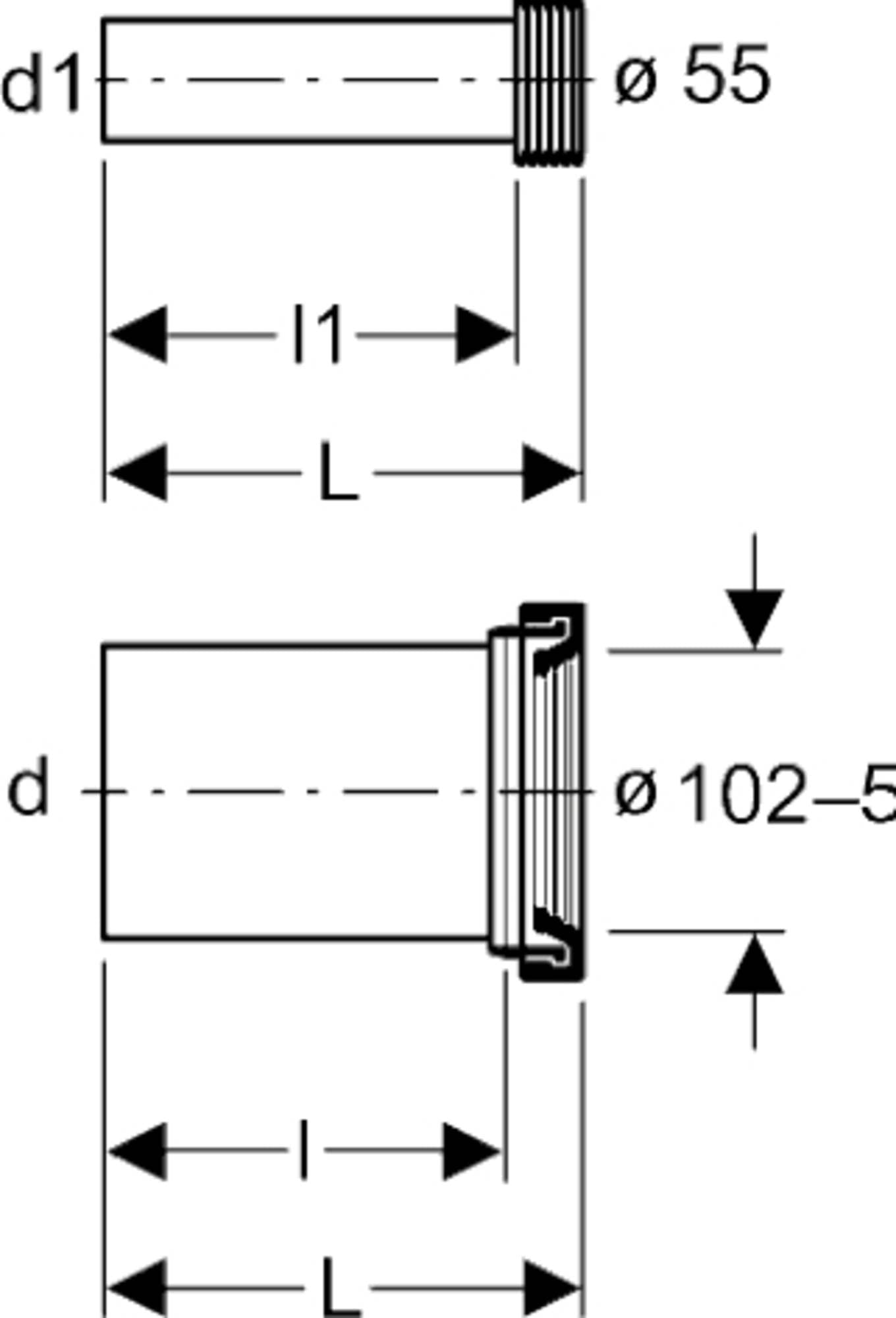 Geberit Duofix Cistern Frame Wall Hung WC Pan Connection Pipe Set 152.426.46.1