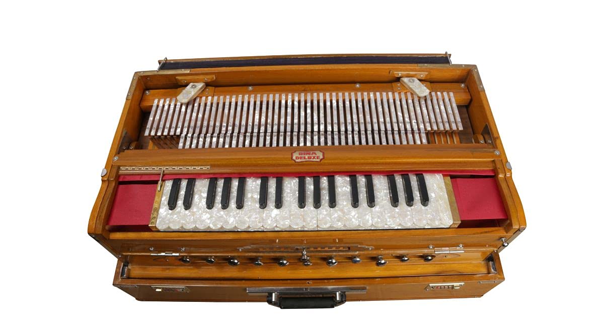 Novelika Professional Scale Changer Harmonium 32 Scale changer Professional Portable Harmonium with 4 sets ENGLISH reeds (NOV2015)