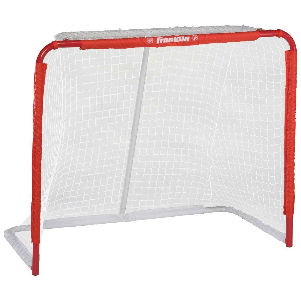 Franklin Sports NHL Hockey Goal Replacement Net - 50" Junior Size Goal Replacement Netting - Outdoor Street Hockey Goal Net - Easy Attach Youth Size Net - 50" x 42" x 26",White