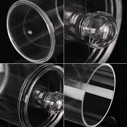 Plastic Cotton Ball Holder Transparent Cosmetic Storage Box Bathroom Container Dispenser