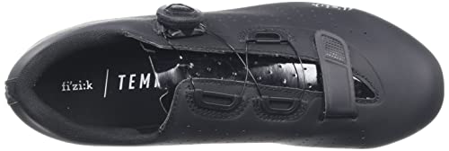 Fizik Unisex Adult Tempo Overcurve Cycling Shoe, Black/Black, 11 US