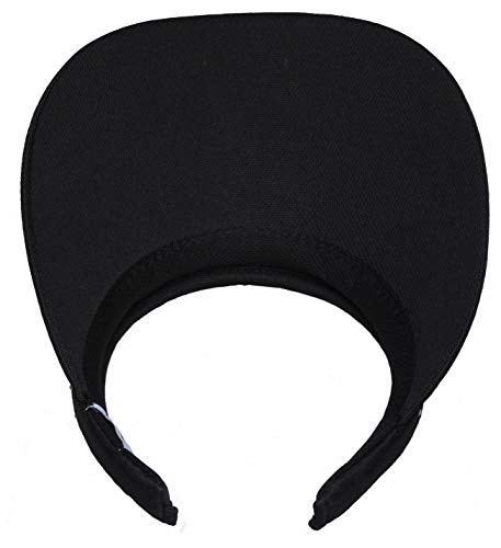Glove It Womens Black Slide On BLING COIL VISOR, Black Bling Slide On Visor
