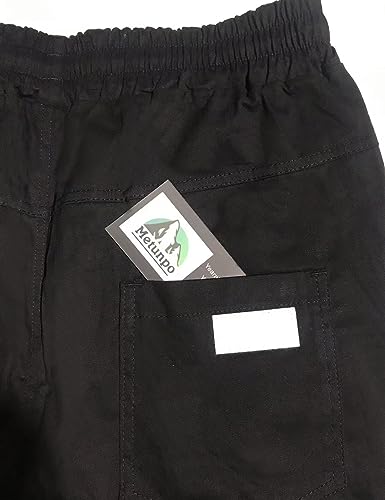 Metunpo Men's Jogging Pants Hiking Sweat Pants Fitness Drawstring Casual Sweat Pants (as1, Alpha, l, Regular, Regular, A-Black)