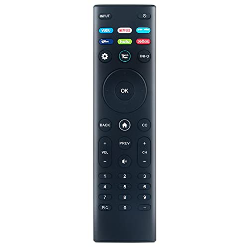 XRT140L Replacement Remote Control Applicable for Vizio Smart TV D24h-J09 D24f-J09 D32h-J09 D32f-J04 D40f-J09 D43f-J04 D24f4-J01 D32f4-J01 OLED55-H1 OLED65-H1 P65QX-H1 P75QX-H1 P85QX-H1