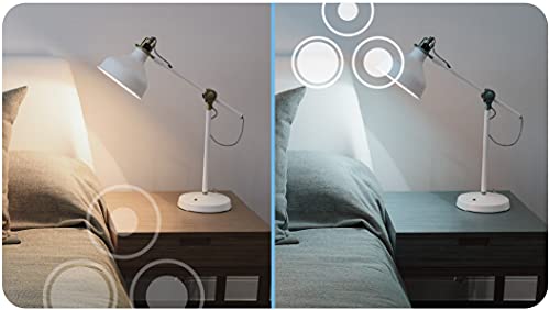 GE Lighting LED+ Color Changing Light Bulb, 2 Color Settings, No App or Wi-Fi Required, Remote Included, A19 Light Bulb (1 Pack)