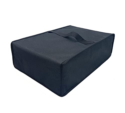 Wanty Black Nylon Dust Cover for PS5, Durable Dust Guard for DualSense 5 Console, Anti Scratch Waterproof Cover Sleeve for Horizontal PlayStation 5 Console
