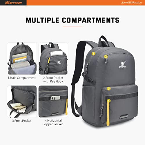 SKYSPER Lightweight Backpacks 25L Travel Daypacks Packable Hiking Daypack Light-duty Hike Bag Ultralight for Women Men