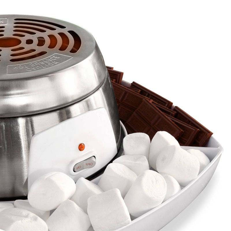 Portable S'mores Maker for Indoors, Electric Tabletop Design, Makes Campfire Treats at Home