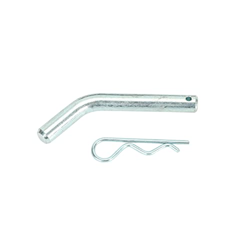 Trailer 2 inches Dual Hitch Receiver Adapter Extension 9-1/2 inch for Towing Bicycle Rack,GTW 5,000 lbs,with Pin and Clip