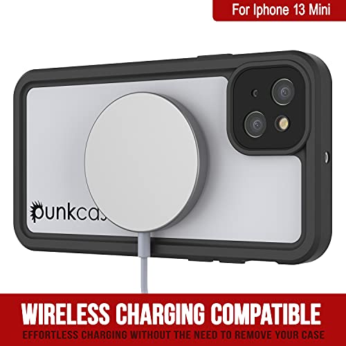 Punkcase for iPhone 13 Mini Waterproof Case [StudStar Series] [Slim Fit] [IP68 Certified] [Shockproof] [Dirtproof] [Snowproof] 360 Full Body Armor Cover for iPhone 13 Mini (5.4") (2021) [White]