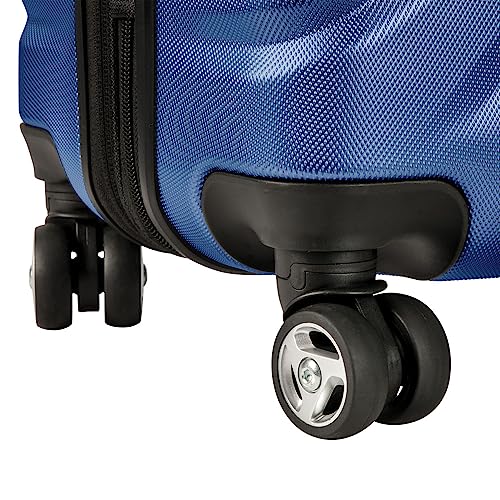 Skyway Nimbus 4.0 Expandable, Durable Hardside, 4 Wheel Spinner, Lightweight Suitcase, Unisex, Stylish, Maritime Blue, Carry-On 20-Inch