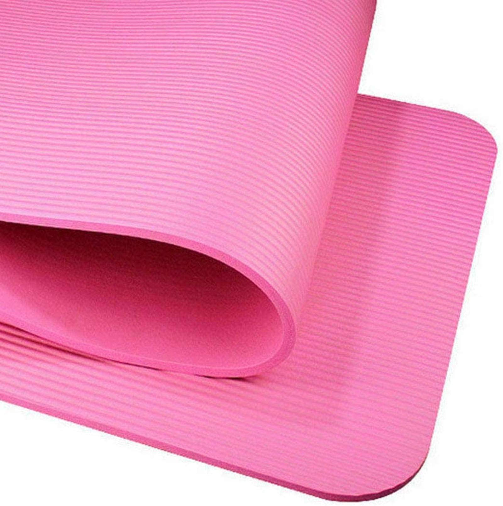 HJTCZHUANYONG Yoga Mat 15mm Beginner Non-Slip Mat Yoga Exercise Exercise Mat Home Pilates Mat Gym Exercise Mat