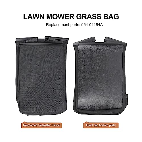 Powswopx 964-04154A Lawn Mower Grass Bag Replacement Compatible with MTD/Craftsman 964-04154 M105 140cc, Fits 21β Lawn Mower Bag (Without Grass Catcher Frame)