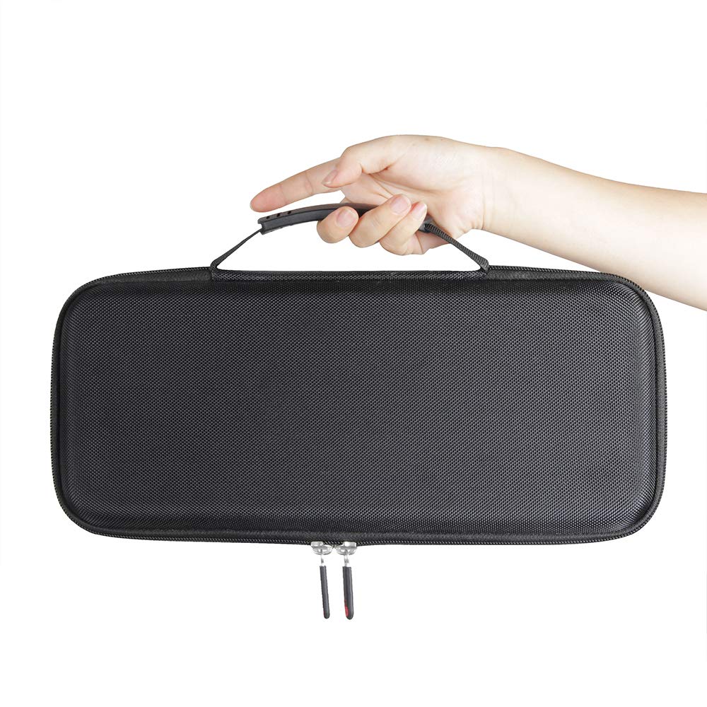 Hermitshell Hard Travel Case for TYMO RING Hair Straightener Brush (Black+Rosy)