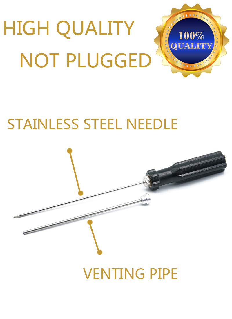YANDIA Fish Venting Tool Three Sizes of Stainless Steel Needle with Plastic Storage Bin (Fish Will Not Clog The Needle)