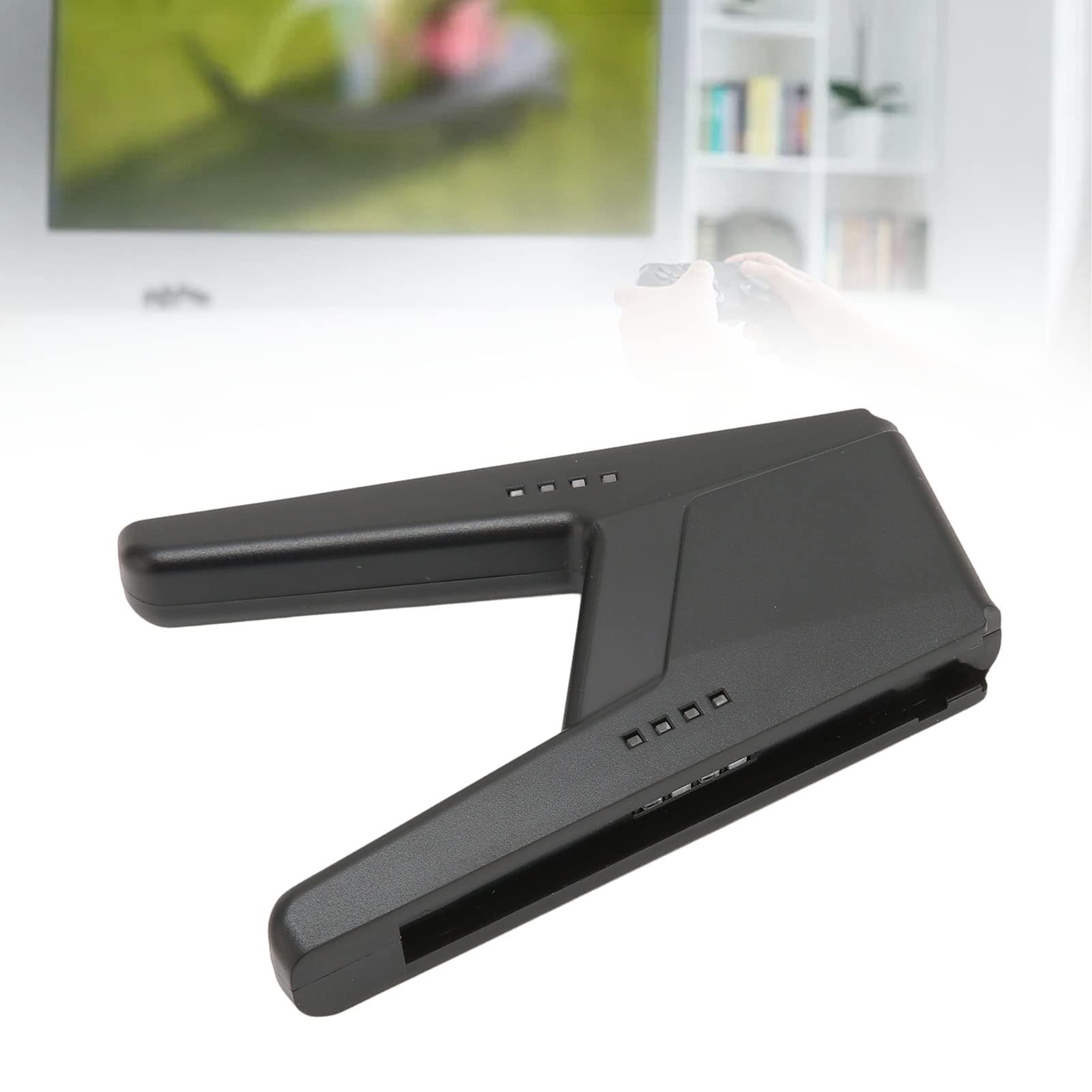 KOSDFOGE Charging Grip for Joy con, Portable Gaming Handle Bracket, for Joy Con Grip Bracket Portable Gaming Comfort Grip Handle Bracket for Joy Con Accessories(Black)