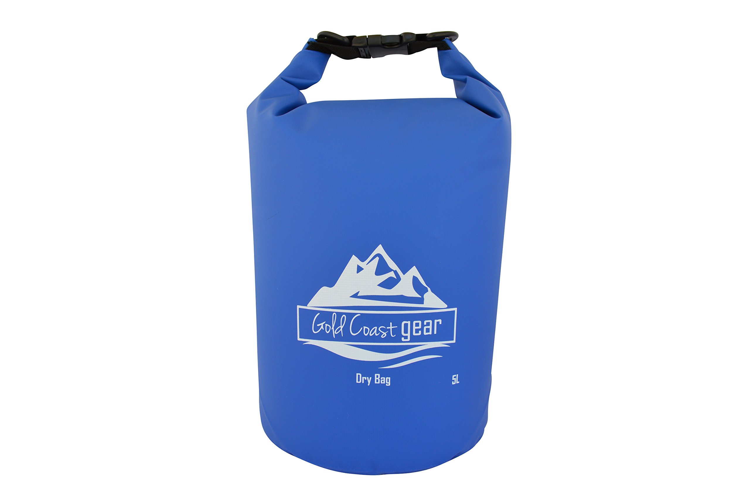 Gold Coast gear Dry Bag Waterproof Sack Multiple Sizes with Shoulder Strap (Dark Blue, 5L)