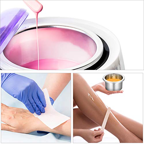 Wax Pot Wax Warmer Replacement Tin Inner Pot Portable Hair Removal Waxing Bowl for 500 ml Hair Remover Machine