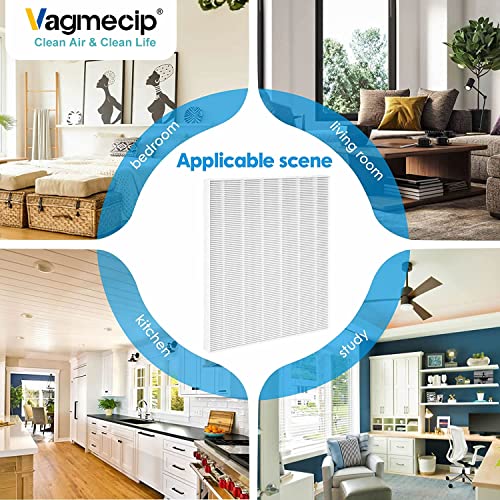 Vagmecip 115115 Size 21 Replacement Filter A Compatible with Winix C535, Winix PlasmaWave 5300, 6300, 5300-2, 6300-2, P300 Plasma wave Air Purifier, True HEPA Filter - 3 Pack