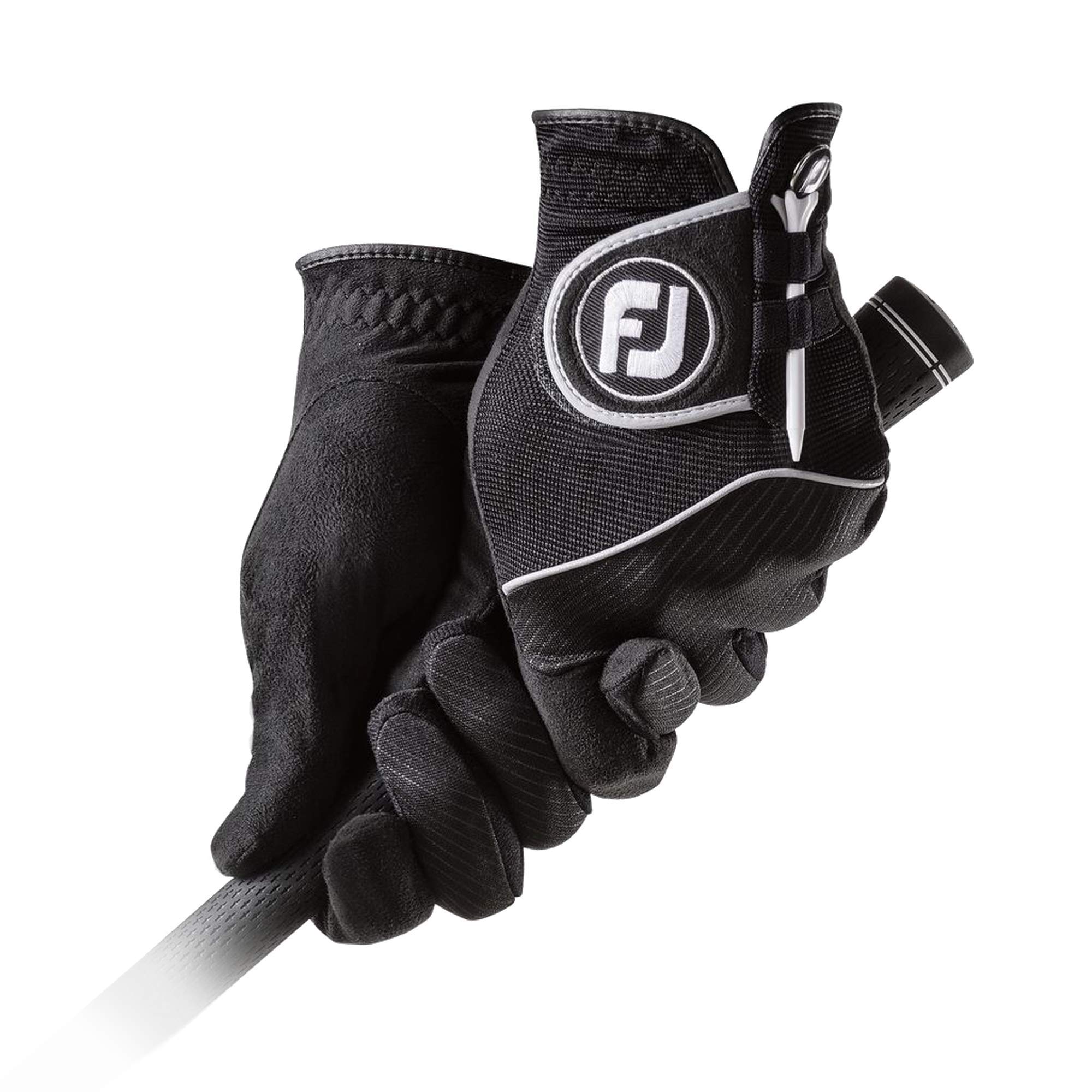 Footjoy New RAINGRIP Pair Golf Gloves Regular Black RH Medium
