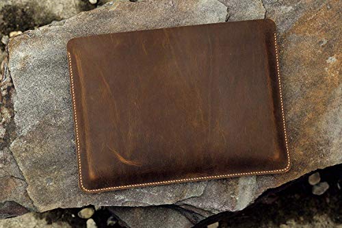 Vintage distressed Leather surface pro sleeve case for Microsoft surface pro 4 5 6 SPX05S