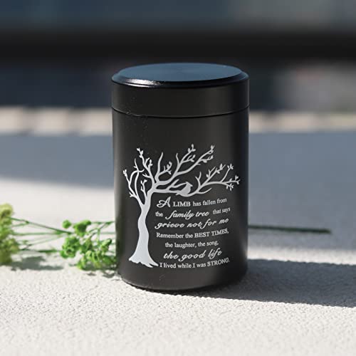 Small Urns for Ashes - Set of 4,2.7 inch High Aluminium Mini Urns, Cremation Urns for Human/Pet Ashes, Ashes Holder, Small Keepsake urns-My Mind Still Talks to You