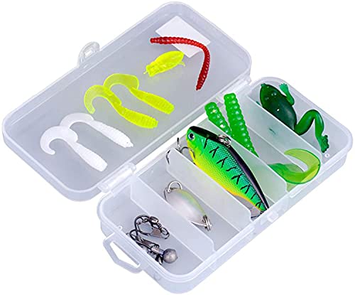 Fishing Pole Combo Set,2.1m/6.89ft 2PCS Collapsible Rods 2PCS Spinning Reels Lures Set Carrier Bag Telescopic Fishing Rods Freshwater Kit Fishing Rod Reel Combos