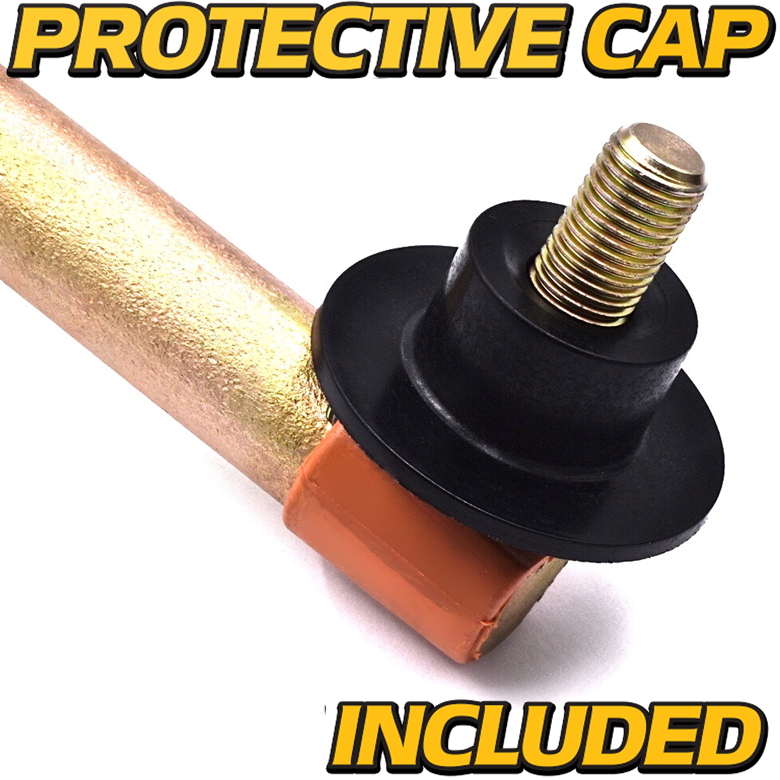 HD Switch - 2 Pack, Adjustable, Strong Crimp Design Steering Drag Link Kit Left & Right fits 597069802 597069902 Craftsman AYP Poulan Pro Husqvarna Lawn Mower Tractor +Includes 2 Sector Gear Dust Caps