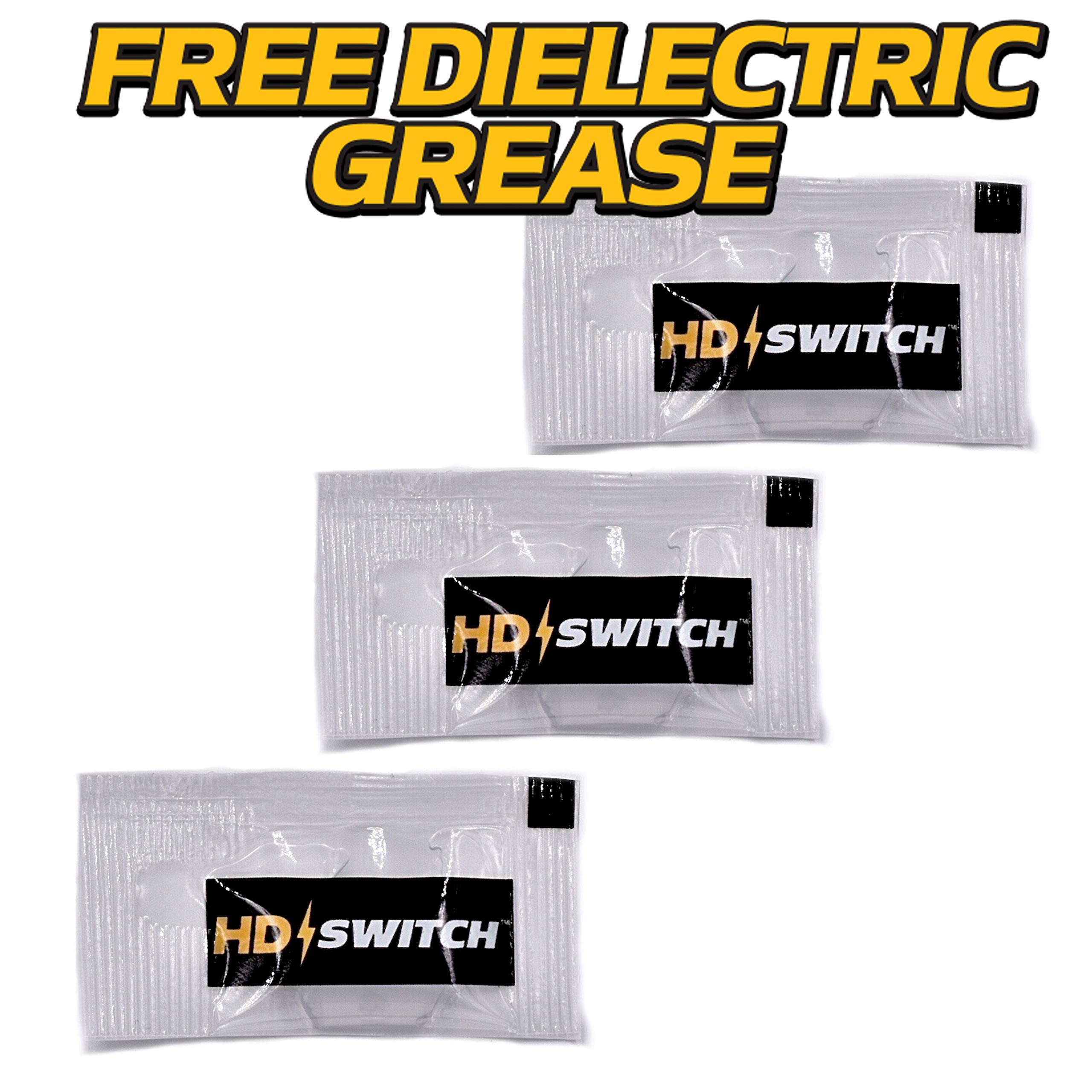 HD Switch (3 Pack 12V 40A Waterproof Relay Replaces Husqvarna AYP Craftsman 539102914, 539 10 29-14 w/LED Indicator Light & Dielectric Grease