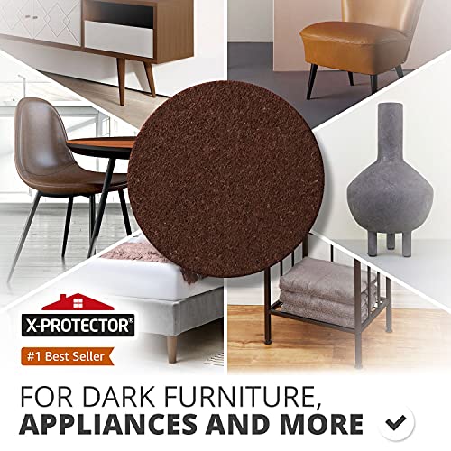 X-PROTECTOR 357 pcs Premium Huge Pack Felt Furniture Pads! Quantity of Furniture Sliders with Many Big Sizes β Your Ideal Floor Protectors. Protect Your Hardwood & Laminate Floor!