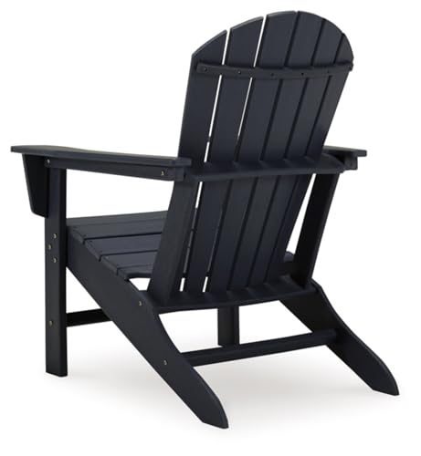 Signature Design by Ashley Sundown Treasure Cottage Weather Resistant Outdoor Adirondack Chair, Black