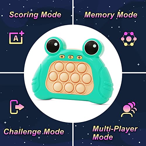 Quick Push Console with Instant Sound Feedback | Handheld Fast Speed Pushing Game | Pop The Target Interactive Educational Sensory Fidget Toy for Kids Adults | Fun Gift for Children 3-12
