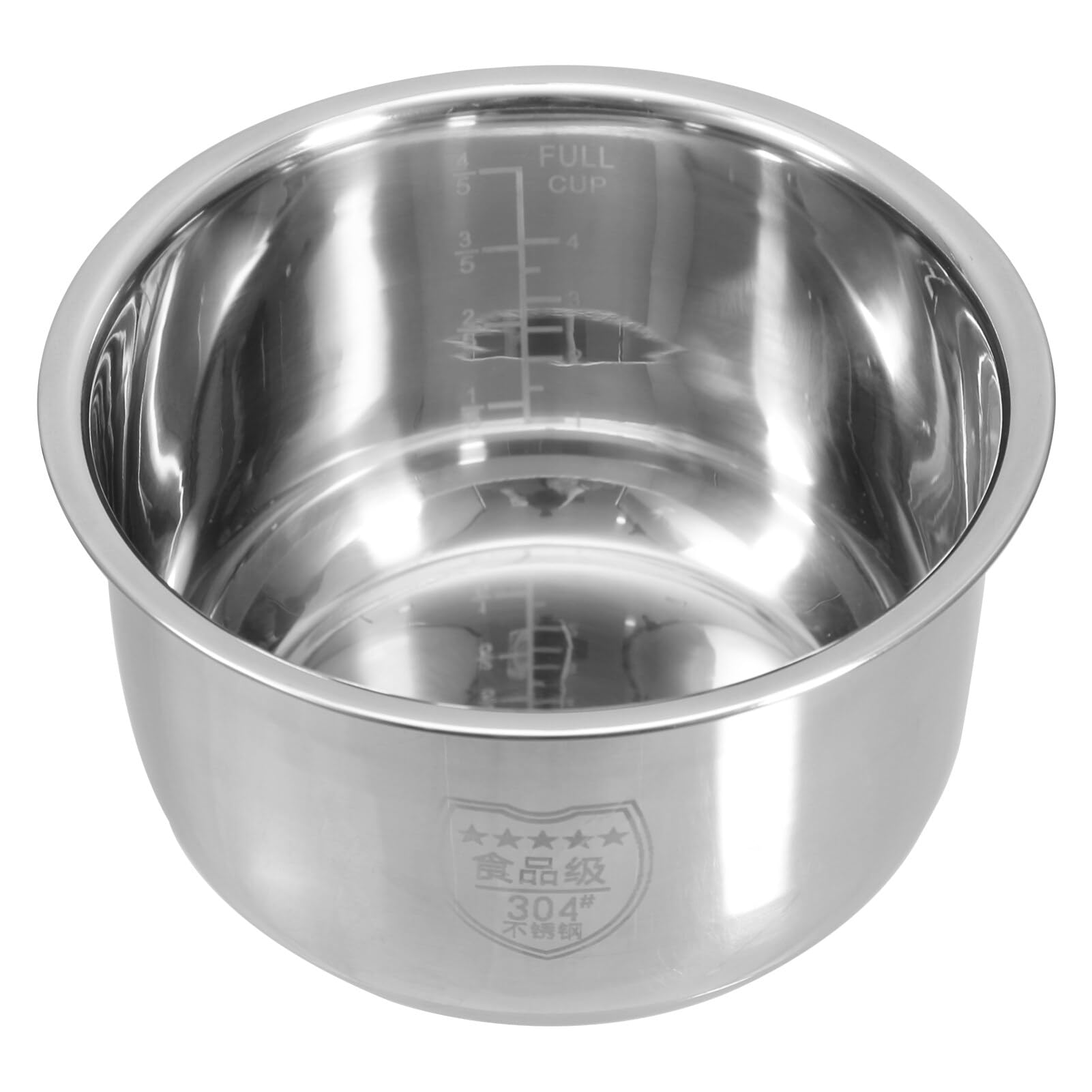 Uonlytech Rice cooker liner electric cooker inner pot rice cooker pot electric cooker liner pot power cooker inner rice cooker inner pot rice inner tank Stainless steel replace pots and pans