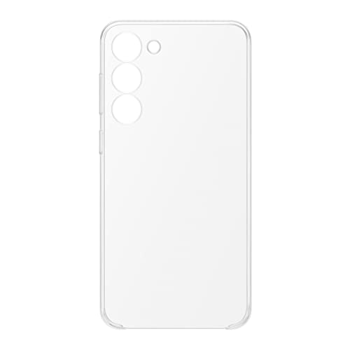 SAMSUNG Galaxy S23 Clear Slim Phone Case, Protective Cover w/Glossy, Thin Design, Protects from Drops and Scratches, Premium, Durable Material, US Version, EF-QS911CTEGUS, Transparent