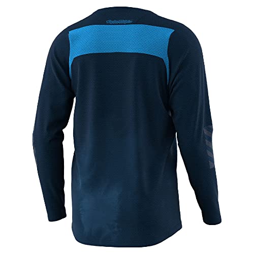 Troy Lee Designs Cycling MTB Bicycle Mountain Bike Jersey Shirt for Men, Skyline Air LS (Dark Slate Blue, MD)