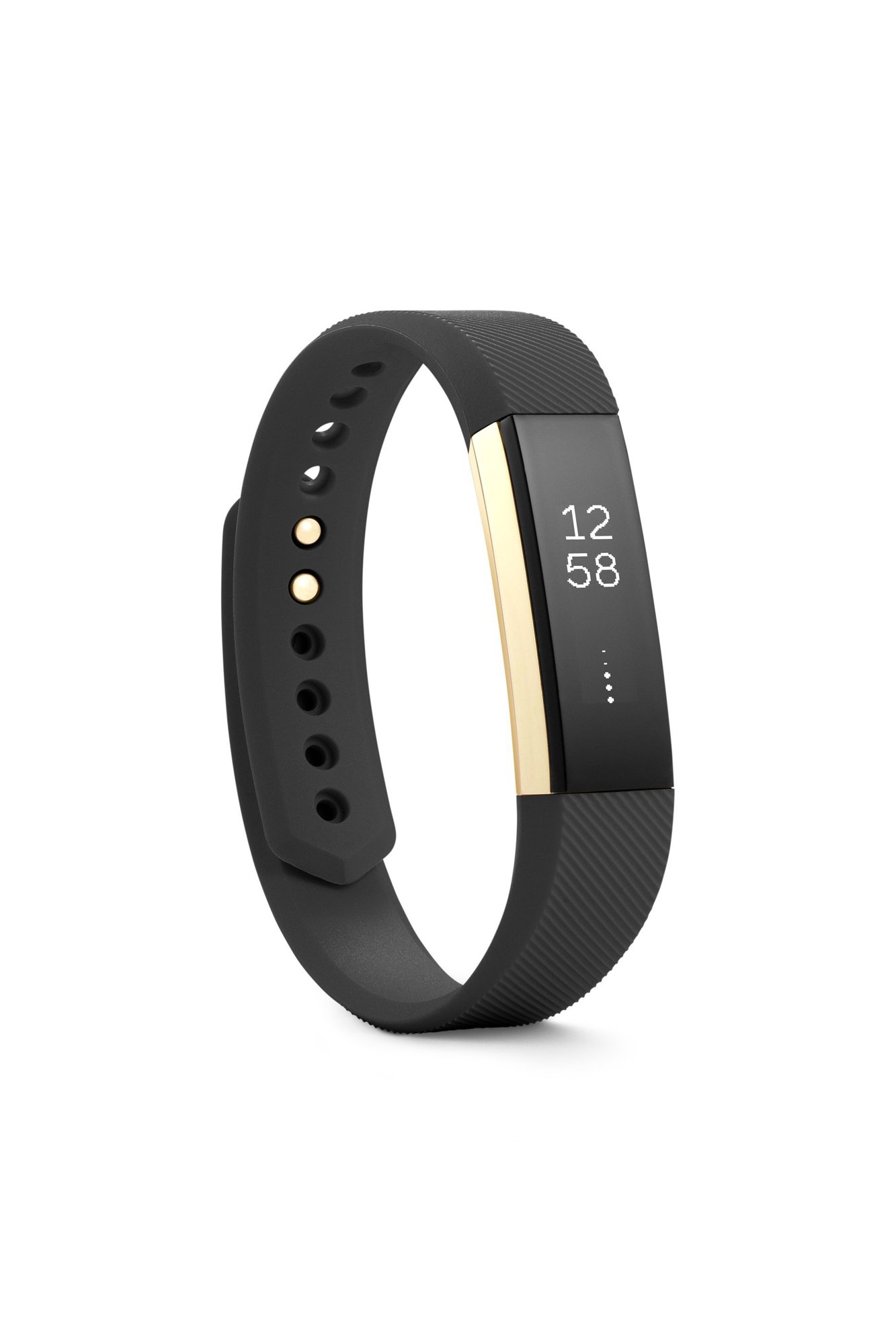 Fitbit Alta Fitness Tracker, Special Edition Gold, Black, Small (US Version)