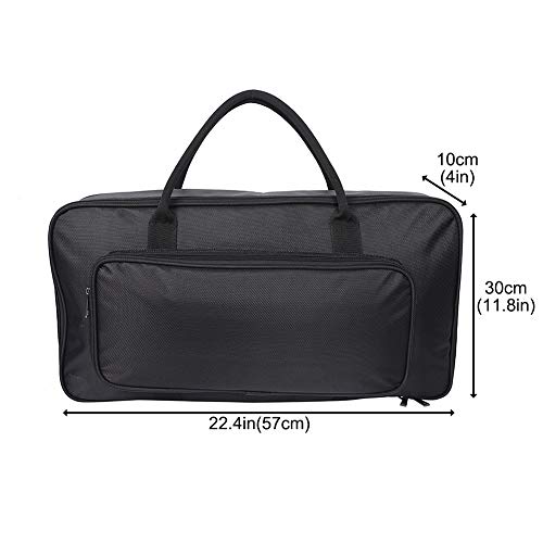 Gig Bag for DJ Controllers, Heavy Duty Padded DJ Controller Case, Portable Micro Controllers Bag, DJ Bag for Multi-FX Pedals, Micro Keyboards 22"x11.4"x3.9"(Only Bag)