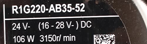 R1G220-AB35-52 24V 106W 3150RPM Cooling Fan