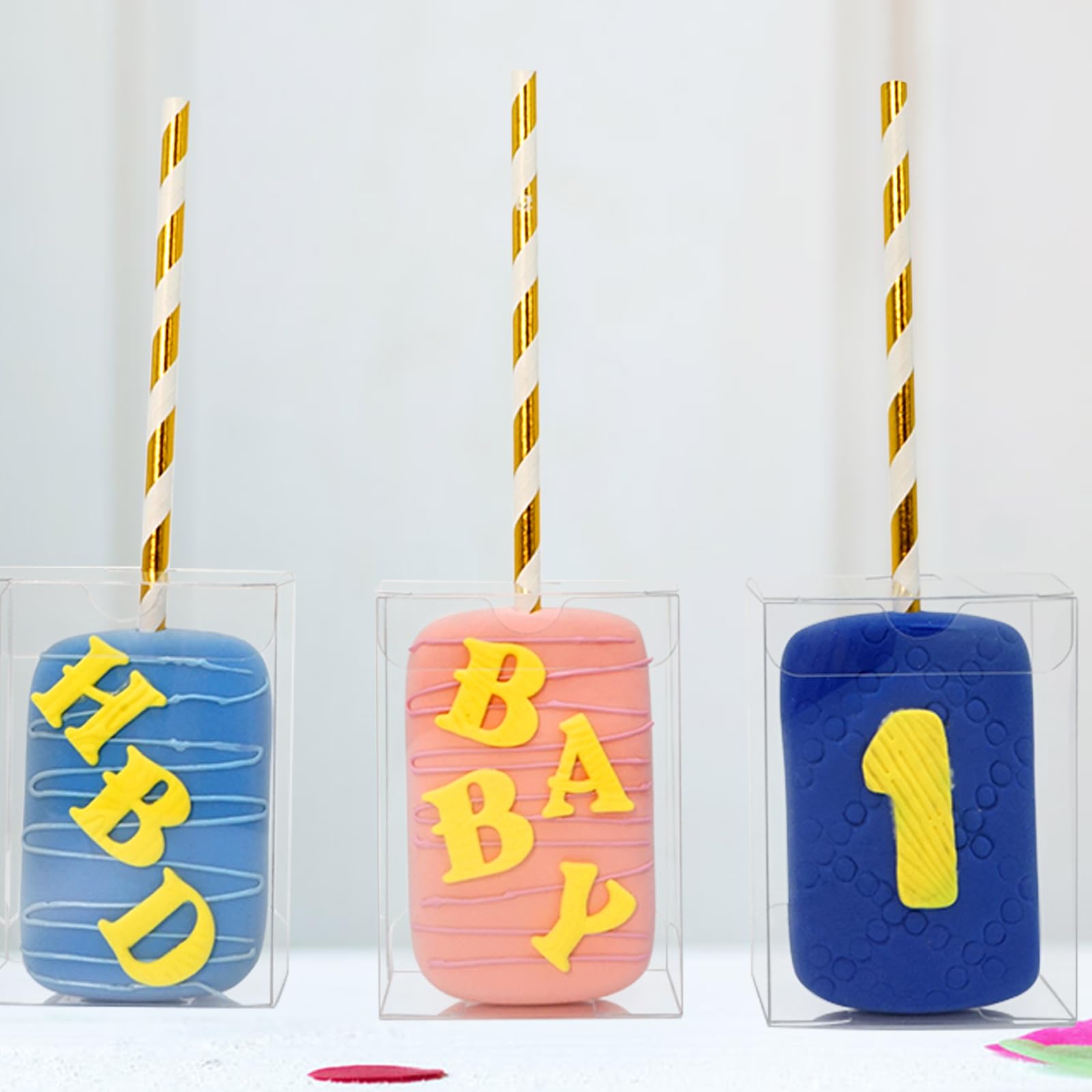 XINHPKGG 35pcs 3.5"x 2.5"x 1.38" Clear Rice Krispie Treat Boxes: Cakesicle Boxes Clear Favor Boxes Macaron Boxes Clear Treat Boxes Party Favors Boxes