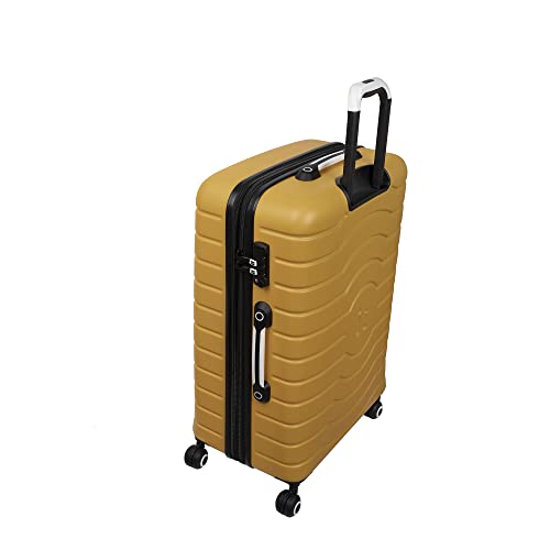 it luggage Intervolve 32" Hardside Checked 8 Wheel Expandable Spinner, Old Gold